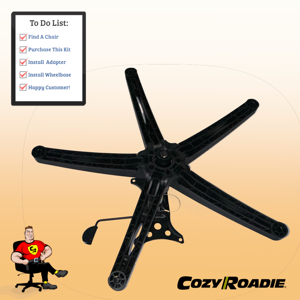 Cozy Roadie® - Universal Office Chair Conversion Kit
